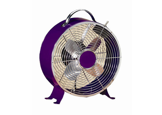 9" Decorative Retro Metal Fan With Two Speeds Knob Switch / Electric Table Fan supplier