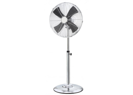 16" Chrome Metal Electric Oscillating Fan Floor Standing 3 Speed 120V supplier