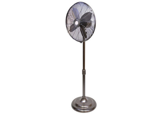16" Plug In Metal Blade Pedestal Floor Oscillating Fan Adjustable Height 50Hz supplier