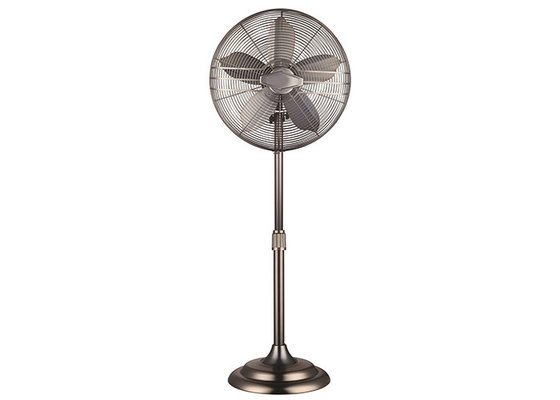 16" Plug In Metal Blade Pedestal Floor Oscillating Fan Adjustable Height 50Hz supplier