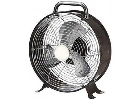 Steel 9" Antique Electric Fans , 2 Speed 25 Watt Portable Retro Desk Fan supplier