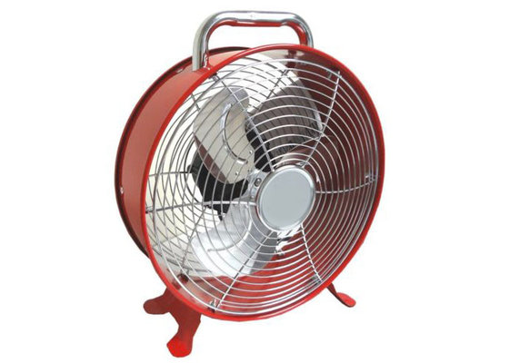 Red 9" Metallic Retro Antique Electric Fans 2 Speed 3 Blade for Home Appliance supplier