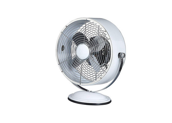 Small Vintage Electric Fan With Aluminium Blade , 9'' 25W Motor Retro Desk Fan supplier