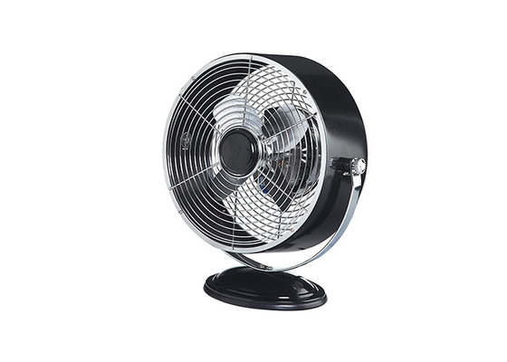 Small Vintage Electric Fan With Aluminium Blade , 9'' 25W Motor Retro Desk Fan supplier