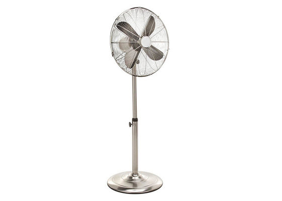 Adjustable Vintage Electric Pedestal Floor Fan 16 Inch 3 Speed Oscillating 120V supplier