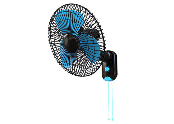 16" 400mm Portable Wall Mounted Fans 3 Speed oscillation Hydroponics Cooling supplier
