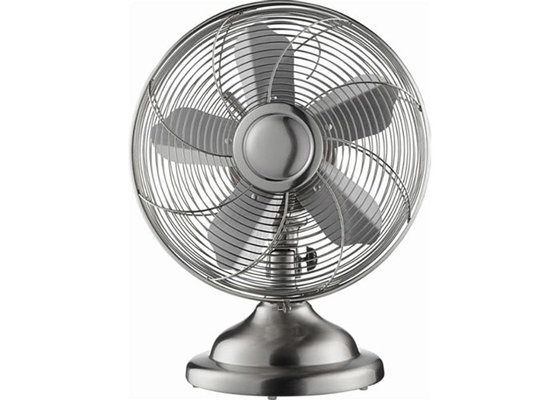 Strong Wind 30cm Retro Table Fan With Stand Foot Base CE RoHS 30W 120V supplier