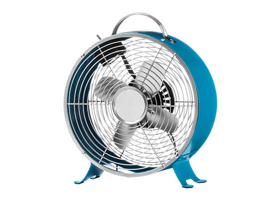 Portable Switch Control Retro Electric Table Fan , Two Speed 9 Inch Air Circulator Fan supplier