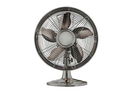 Vintage Personal Retro Desk Fan Oil Rubbed Bronze / Electric Oscillating Fan supplier