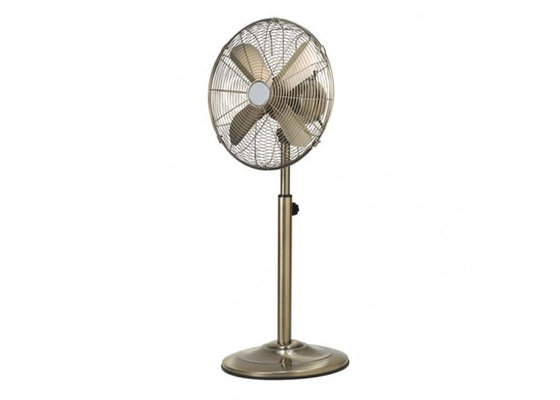 18" 3 Speed Retro Floor Fan 4 Blade Height Adjustable 220V 50Hz VDE Plug supplier