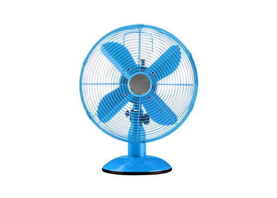 30 Watt Classic Copper Metal Desk Fan For Bedroom & Garage Low Noise supplier