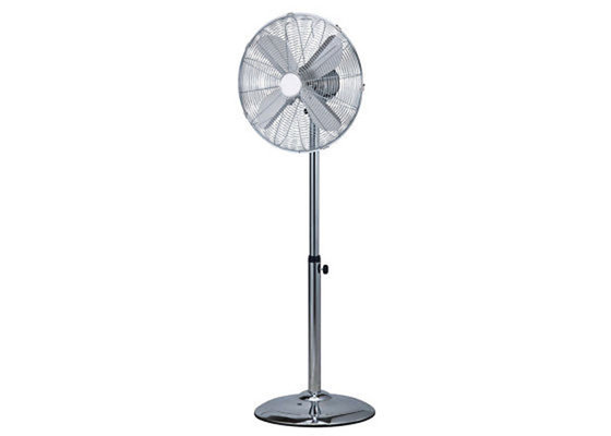 60Hz Standing Oscillating Fan 4 Metal Blade Adjustable Height For Bedroom supplier