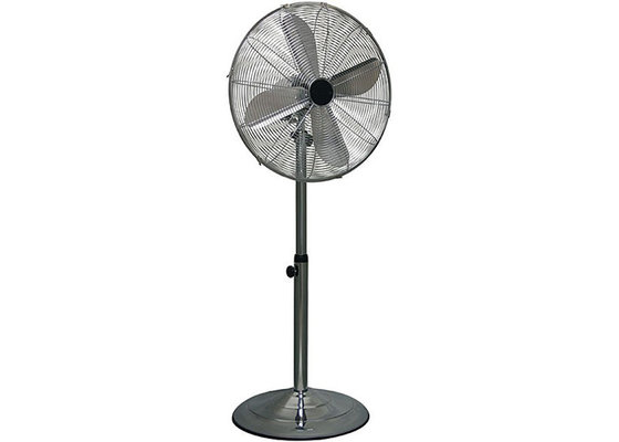 Brushed Stainless Steel Metal Blade Oscillating Fan 3 Speed 110V 60W supplier