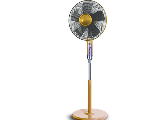Quiet Electric Stand Fan Wide Area Oscillation Safety Grill Round Base ETL Listed supplier