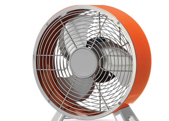 VED Plug 9 Inch Retro Table Fan , 3 Blade 90 Degree Oscillation Quiet Fans For Bedrooms supplier