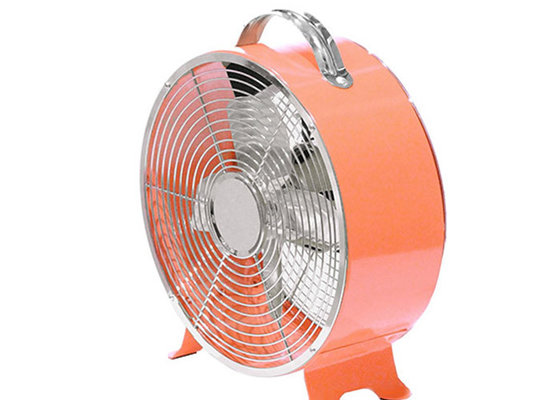 Mini Retro Table Fan 25W 120V Space Saving Chrome Grill For Home Appliance supplier
