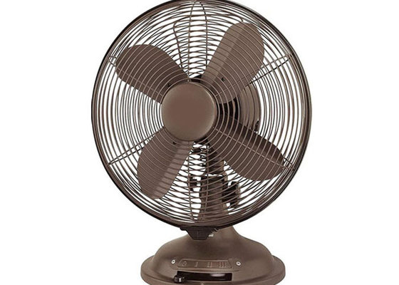Retro electric Table Fan 3-speed 2 round plug copper motor CE CB VDE supplier