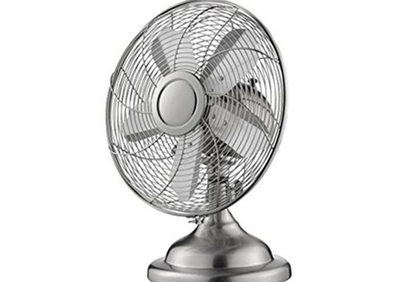 12 inch oscillating retro desk fan 120-volt Knob Switch Onyx Copper Finish supplier