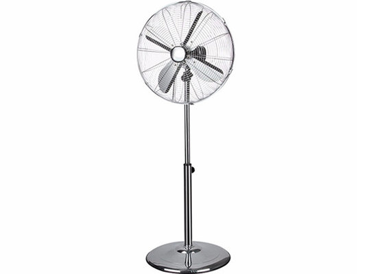 220V 60Hz Retro Floor Fan 2 Round Pin Plug Left And Right Oscillating For Home / Gyms supplier