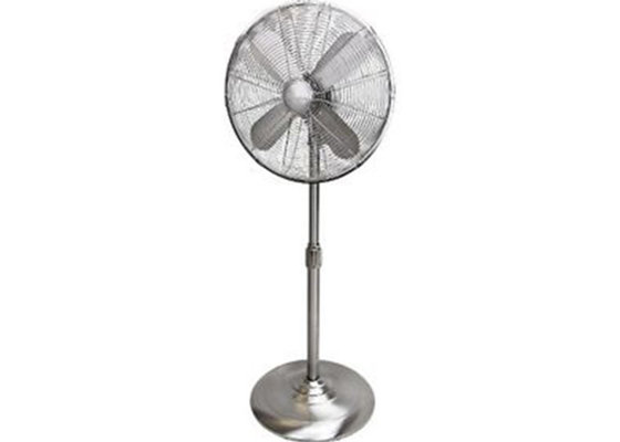 Brushed Copper 60W Retro Floor Fan Remote Control For Home Appliance High Durability supplier