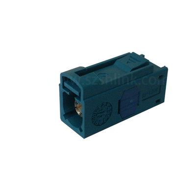 Fakra Female RG58 RG174 Cable Mount connector Blue for GPS telematics or navigation