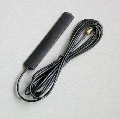 GSM/3G 824-960MHz 3dBi Patch Antenna SMA Male with 3M Black RG174 Cable for Car