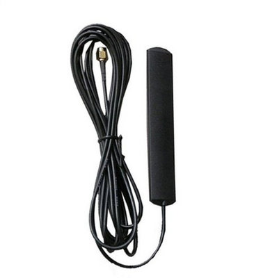 GSM/3G 824-960MHz 3dBi Patch Antenna SMA Male with 3M Black RG174 Cable for Car