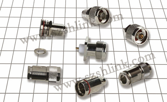 N-Type Clamp Plug Male connector for RG214 RG213 RG8 LMR400 CFD400 cable