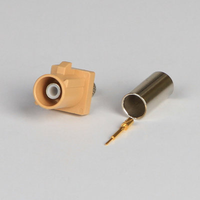 Fakra SMB  Automotive RF Coax Connector male plug crimp RG174 RG58 cable
