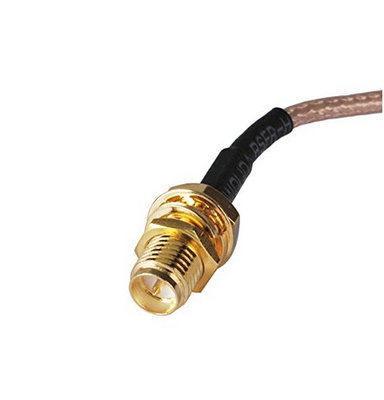 U.fl / IPX RP SMA female (male pin) bulkhead RF Pigtail Cable Mini-PCI UFL RG178