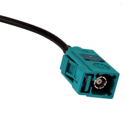 Fakra Female Jack "Z" to SMB male jack RF pigtail cable RG174 for Neutral Coding