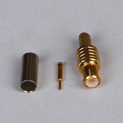 MCX Male Crimp Connector for RG174 Coaxial Cable,gold plating with high quality,fast ship
