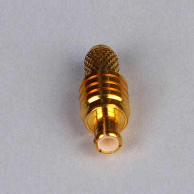 MMCX connector  female jack for earphone, RF connector straight Crimp RG316 RG174 LMR100 coax cable