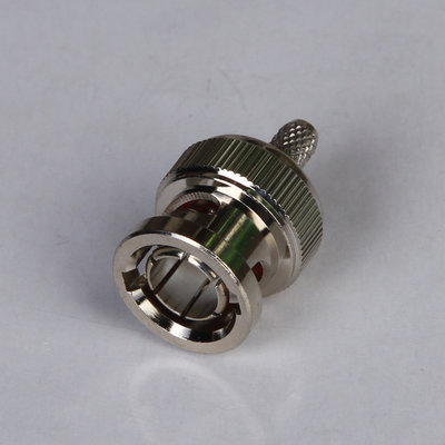 New Crimp on BNC Male RG59 Coaxial adapter For CCTV camera，Made in China