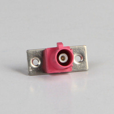 Fakra crimp Male Flange connector Black /9005 for cable 1.13,1.37