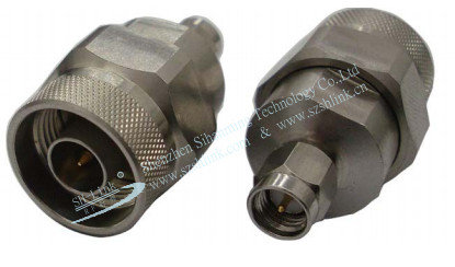 High Performance N plug male to SMA female jack RF connector straight Adapter