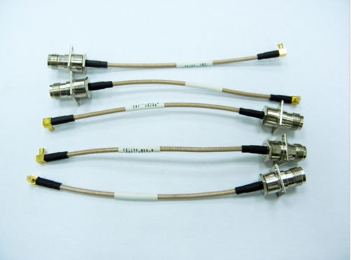 RG316 RF Signal Cable TNC Panel to MCX 90° / 12cm 4.72 INCH