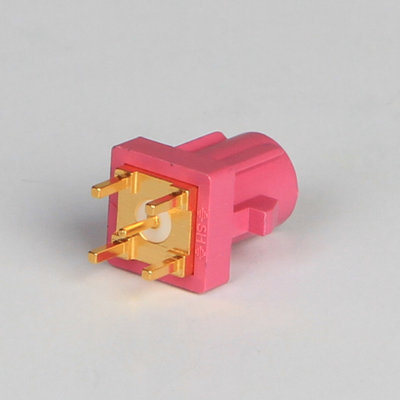 Fakra H PCB mount Plug End Launch connector Violet for Radio With RF output Car GSM