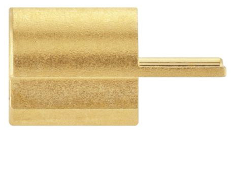 Right Angle 50Ω PCB Mount SMP Connector Plug, Solder Termination Limited Detent,RoHS Certificate of Compliance