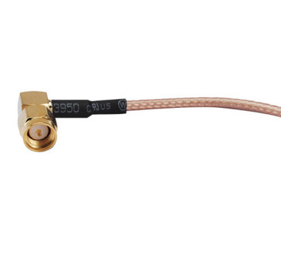SMA male right angle to SMA plug pigtail cable RG316