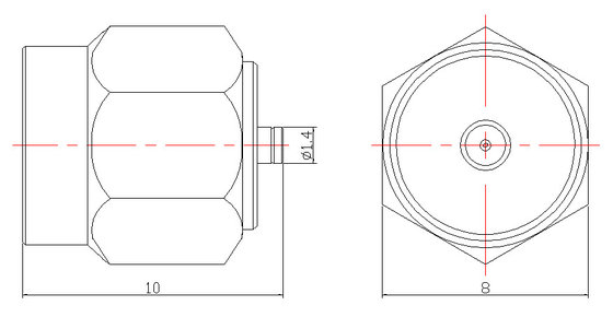 SMA Male to IPEX U.FL Male RF Adapter Coax Coaxial, test connector