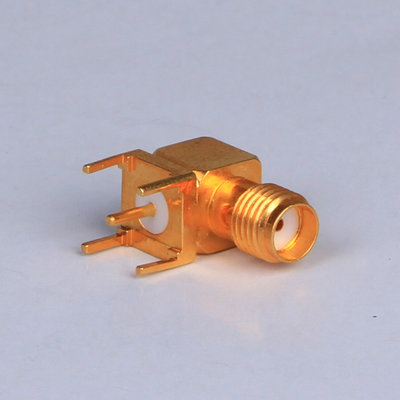 SMA female Right Angle PCB Mount connector