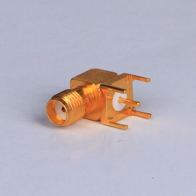 SMA female Right Angle PCB Mount connector
