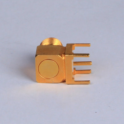 SMA female Right Angle PCB Mount connector