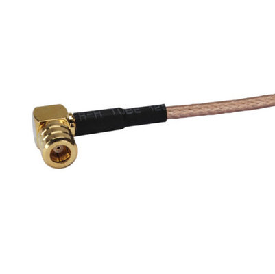 SMB male right angle to BNC plug RF pigtail coax cable RG316 30cm for GPS/GSM/Wireless