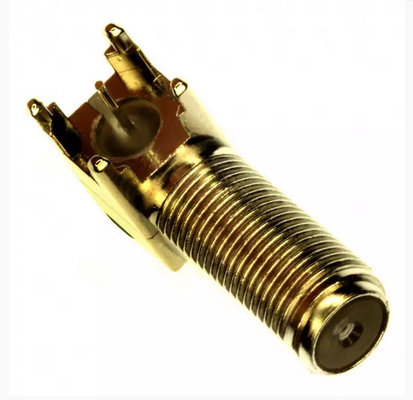 Manufacturer F TYPE SOCKET Coaxial connector, PCB MOUNT 75 Ohm