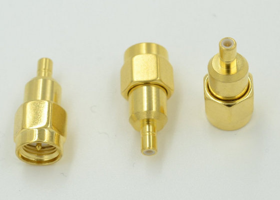 【Hot sell】High value Pure brass SMA Male Plug to SSMB Male Plug Coaxial Adapter Connector