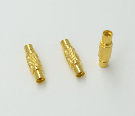 High value Pure brass MMCX Female Jack Plug to MMCX Female Jack Plug Coaxial Adapter Connector
