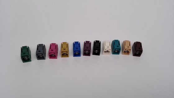 【High quality】Fakra Jack Female connector for crimp RG58/RG174 cable