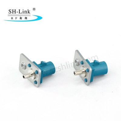 Fakra Connector crimp Jack connector Water blue male for 1.37 cable